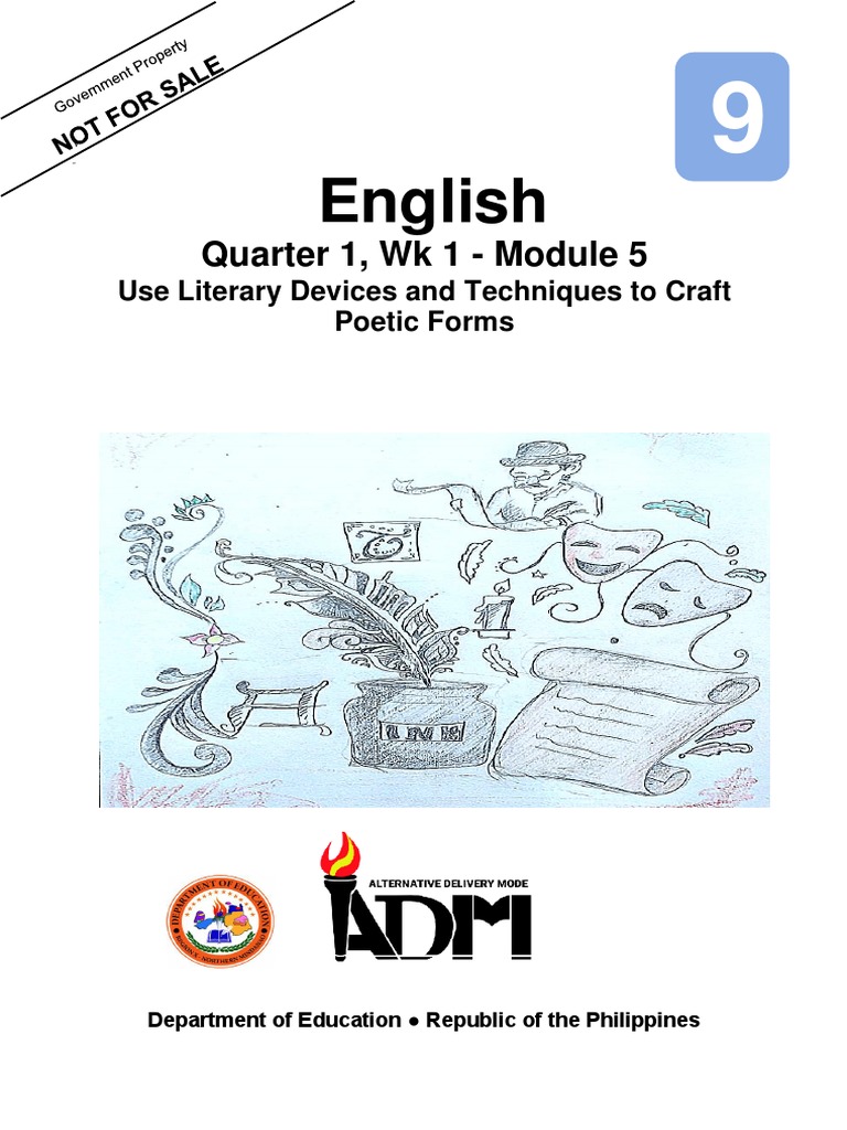 English: Quarter 1, WK 1 - Module 5 | PDF | Poetry | Rhyme
