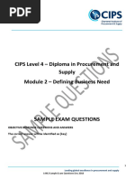 Defining Business Needs (L4M2) : CIPS Level 4 - Diploma in Procurement ...