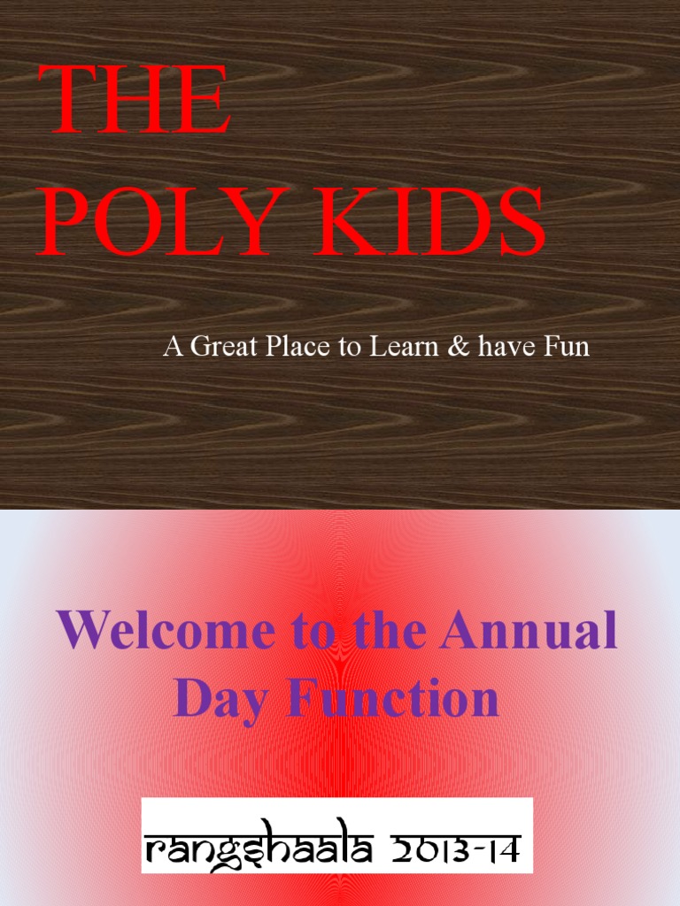 Poly Kids Best Play School | PDF