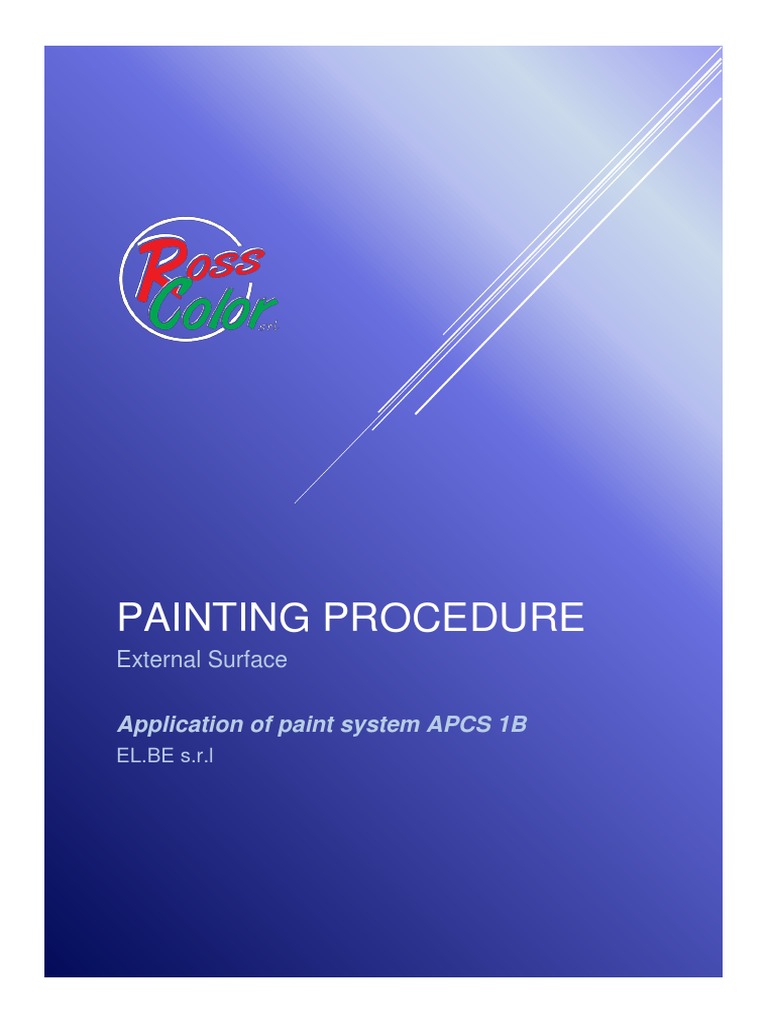 APCS 1B Painting Procedure for Aramco | PDF | Paint | Metals