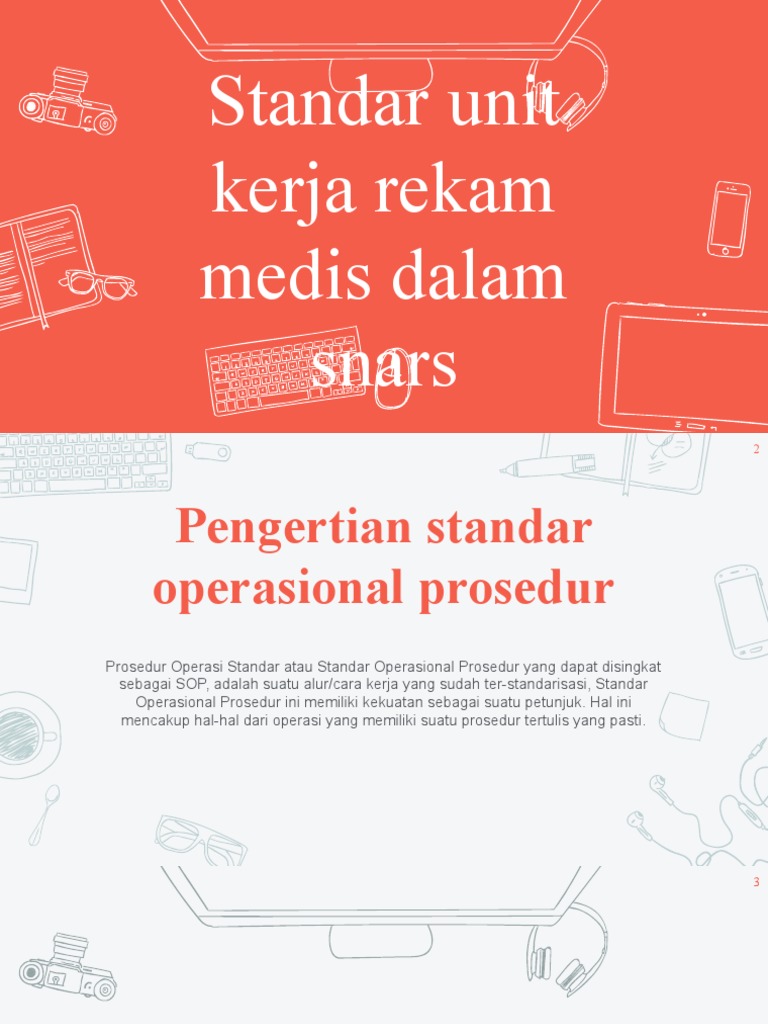 Standar Unit Kerja Rekam Medis Dalam SNARS (Autosaved) | PDF