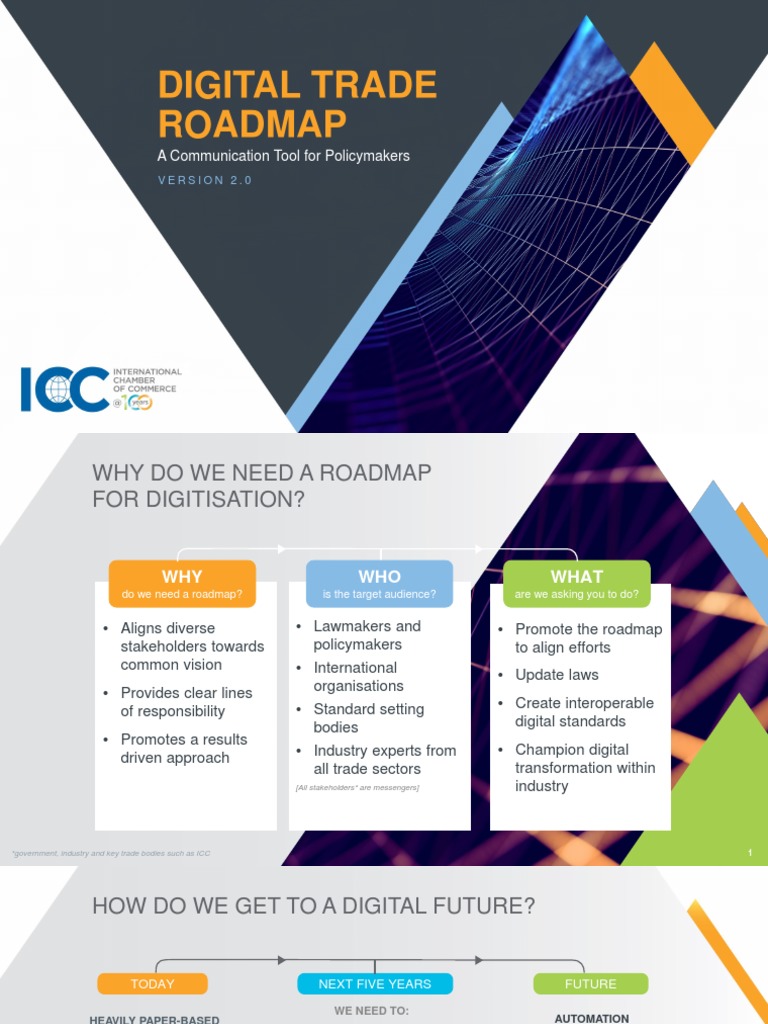 Digital Trade Roadmap | PDF | Interoperability | Governance