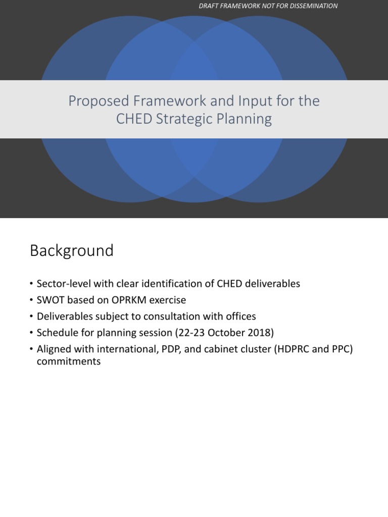 Proposed CHED Framework | PDF | Economies | Business