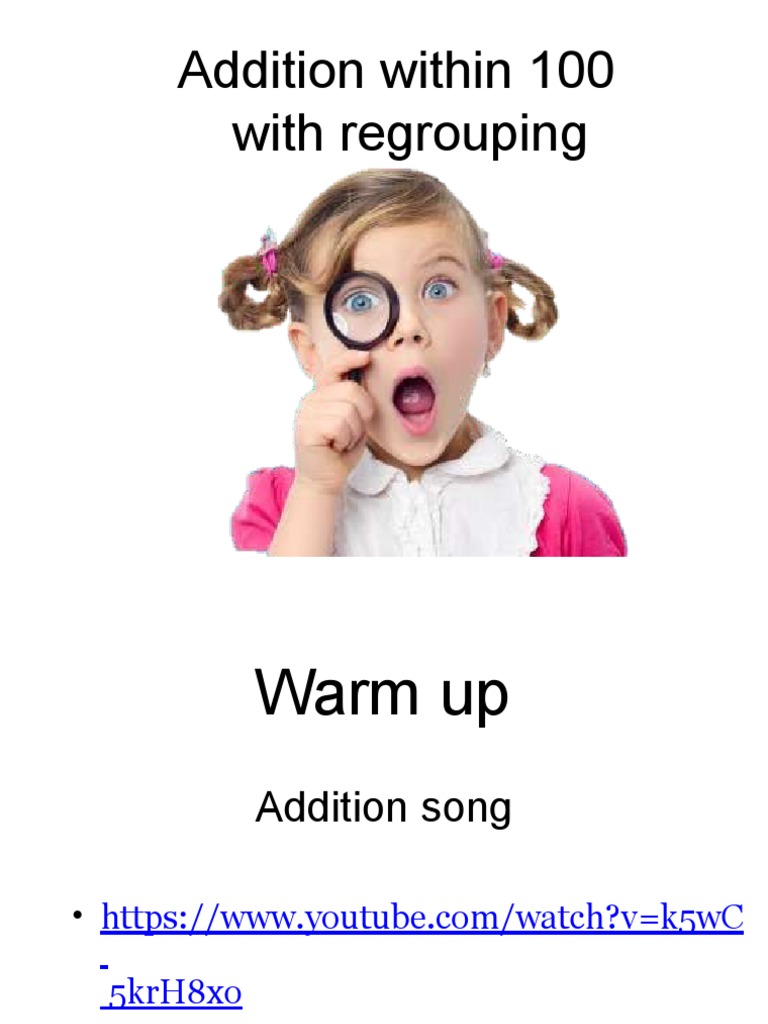 Addition Within 100 With Regrouping | PDF