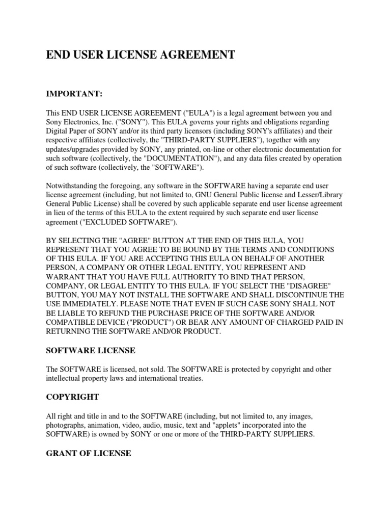 Digital Paper Application - EULA | PDF | Arbitration | Legal Remedy