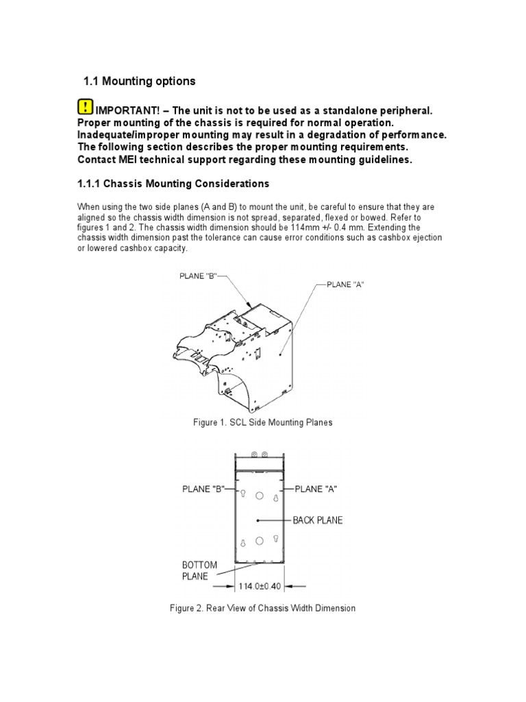 Mounting Options 20080505 | PDF | Screw | Mechanical Engineering