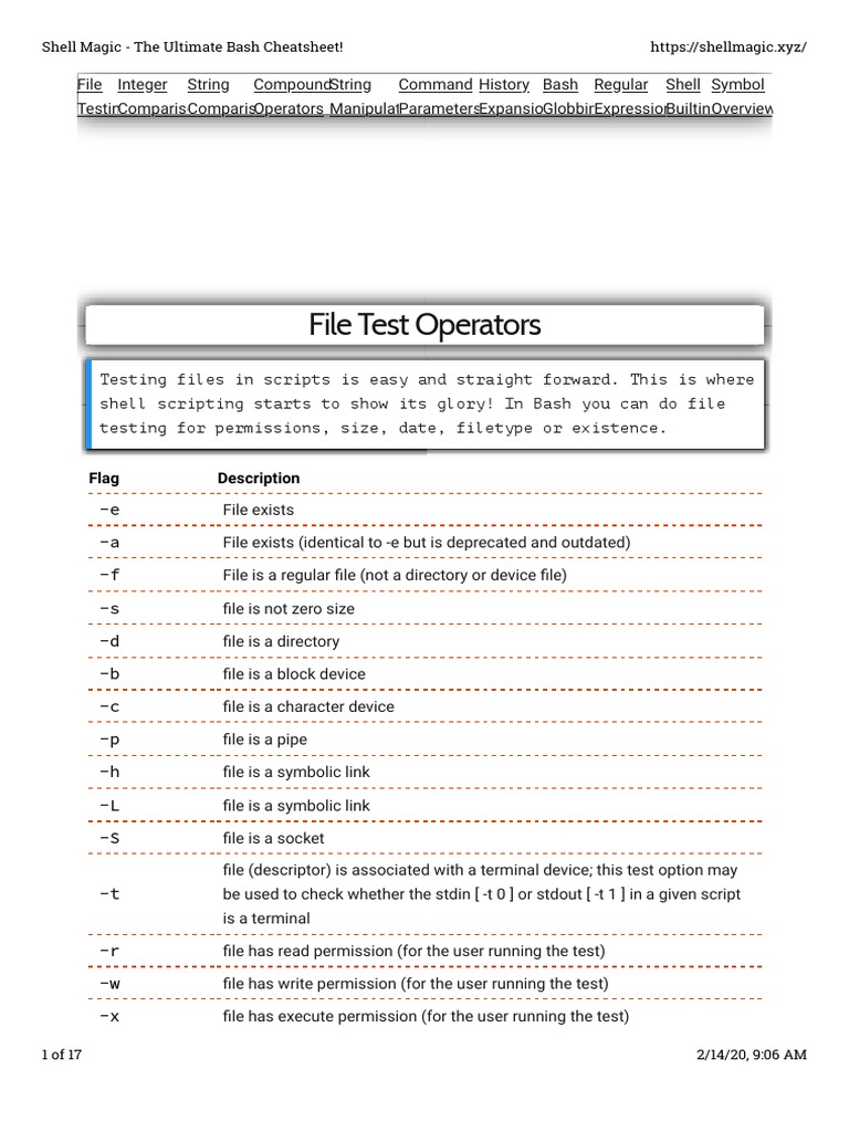 Shellmagic PDF | PDF | Parameter (Computer Programming) | Regular Expression