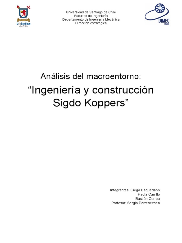Sigdo Koppers | PDF | Empresas | Precios