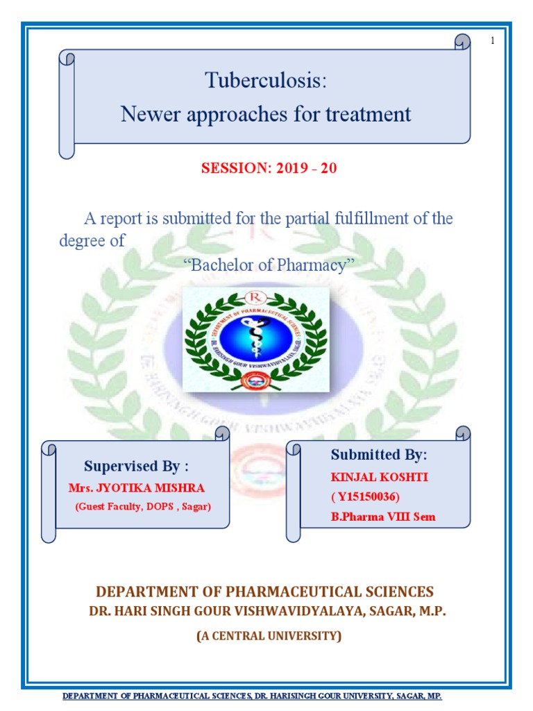 Elective Project - Tuberculosis | PDF | Tuberculosis | Liposome
