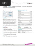 TriGene Data Sheets | PDF | Infection Control | Medical Device