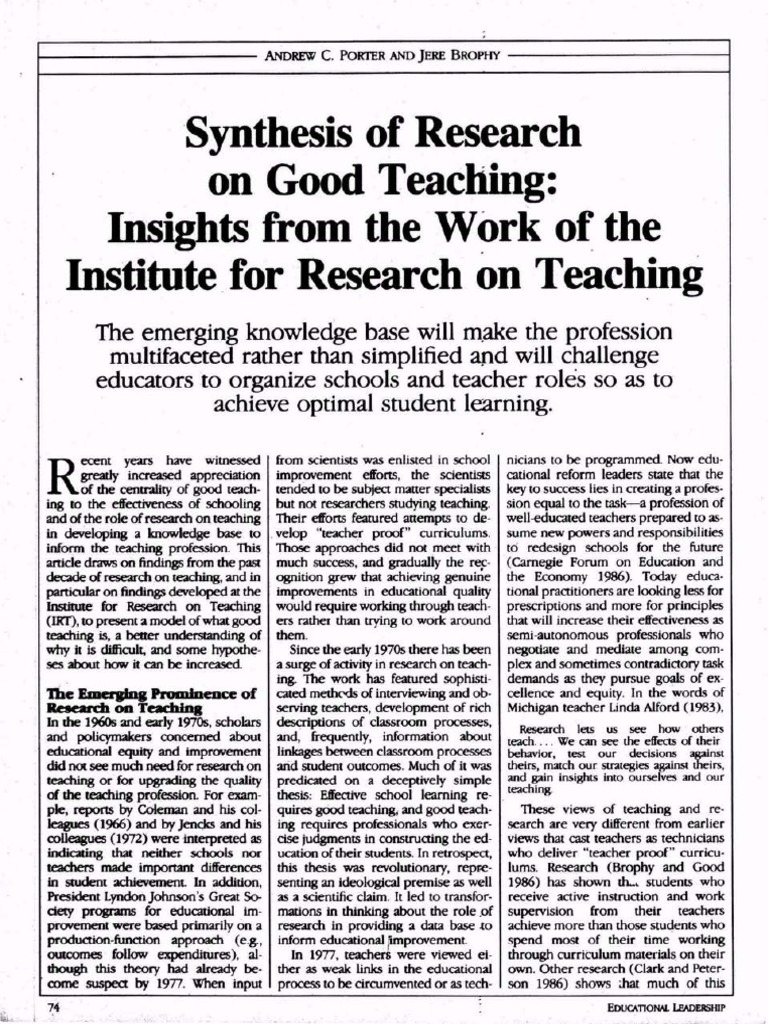 Articulo 5 | PDF | Teachers | Curriculum