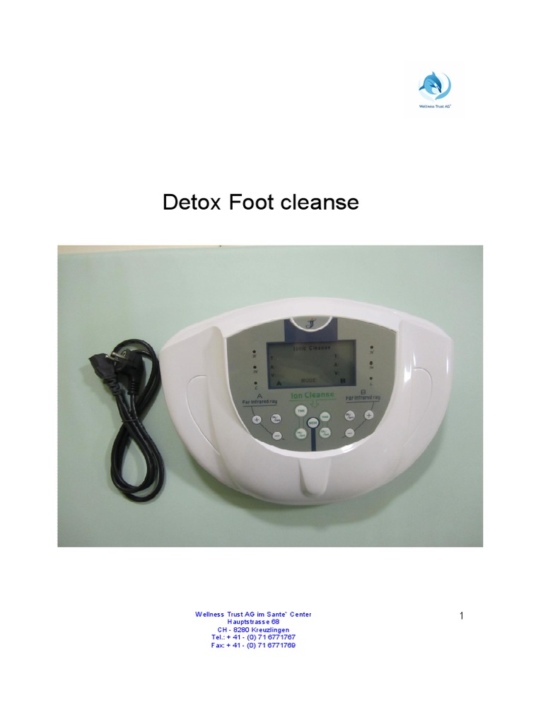 Product Information Detox Spa | PDF | Detoxification (Alternative ...
