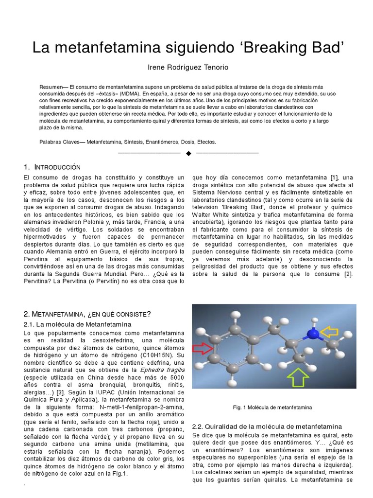 La Metanfetamína Siguiendo Breaking Bad | PDF | Metanfetamina | Mdma