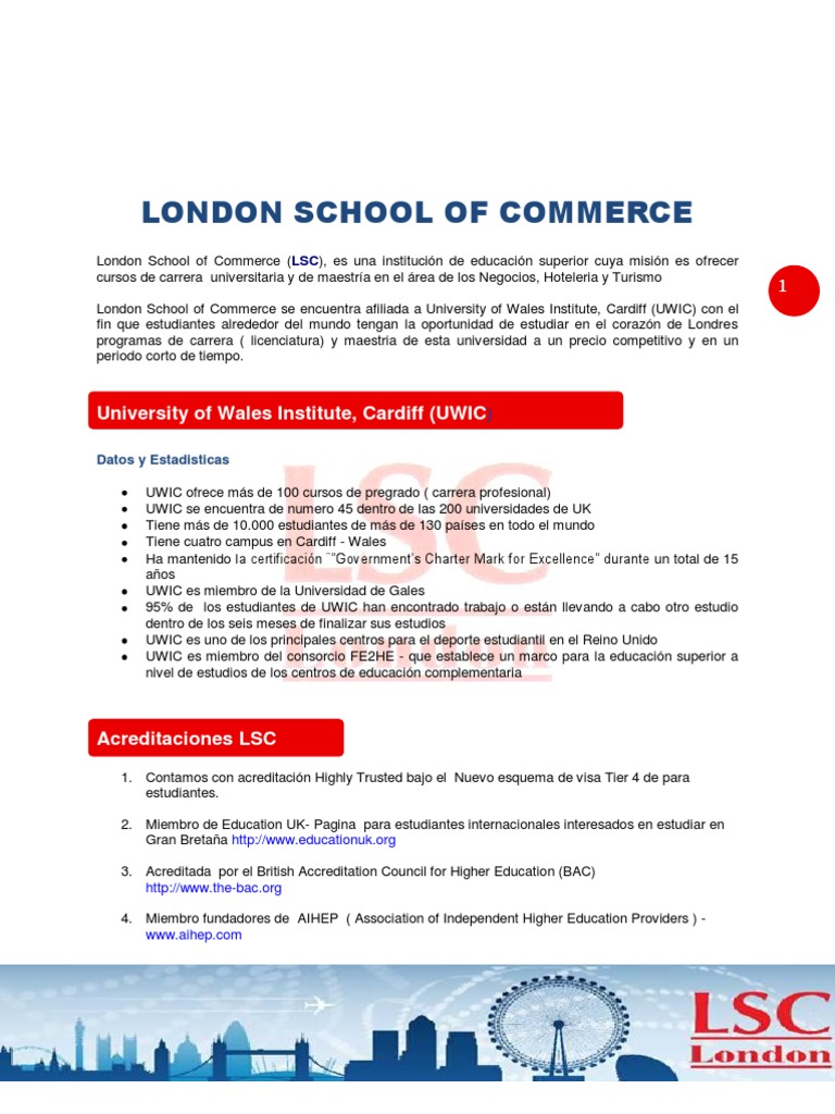MBA LSC-London School of Commerce | PDF | Máster en Administración de ...