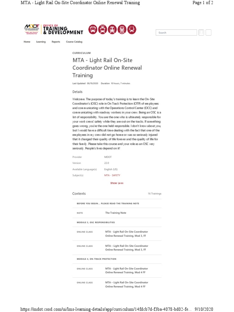 OSC Curriculum PDF | PDF | Business