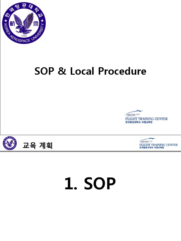 SOP & Local | PDF