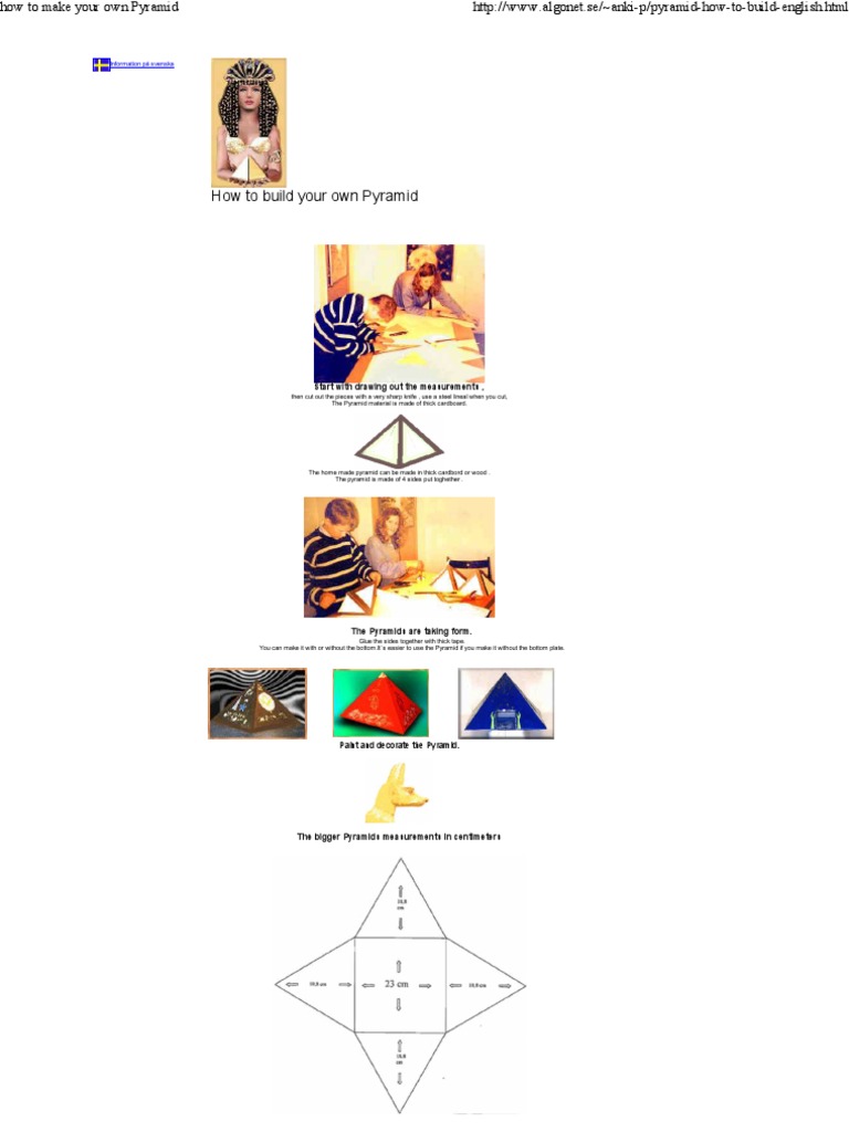 How To Make Your Own Pyramid | PDF | Nature