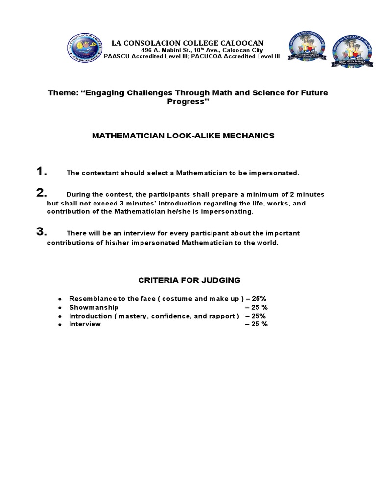 Mathematician Look Alike Mechanics | PDF