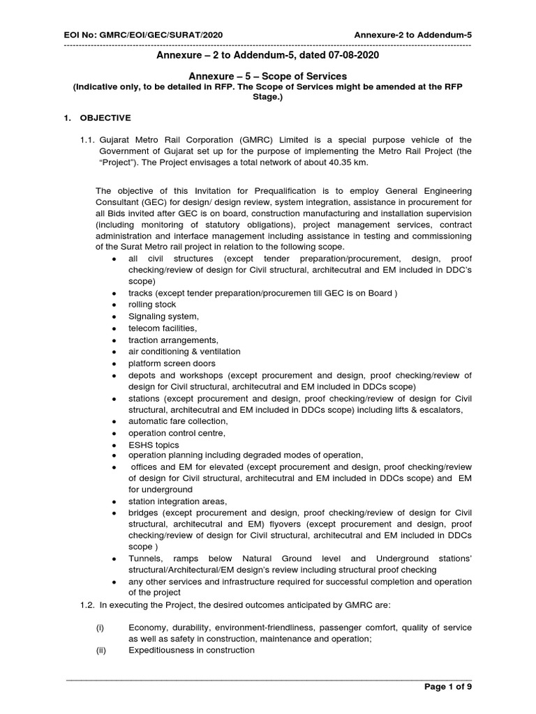 Annexure-2 To Addendum-5 | PDF | Specification (Technical Standard ...