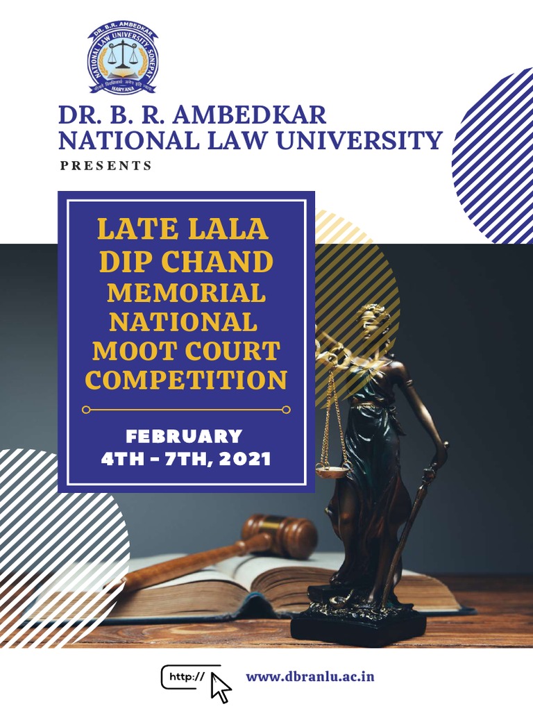 Late Lala Dip Chand: Memorial National Moot Court Competition | PDF | Plagiarism | Justice
