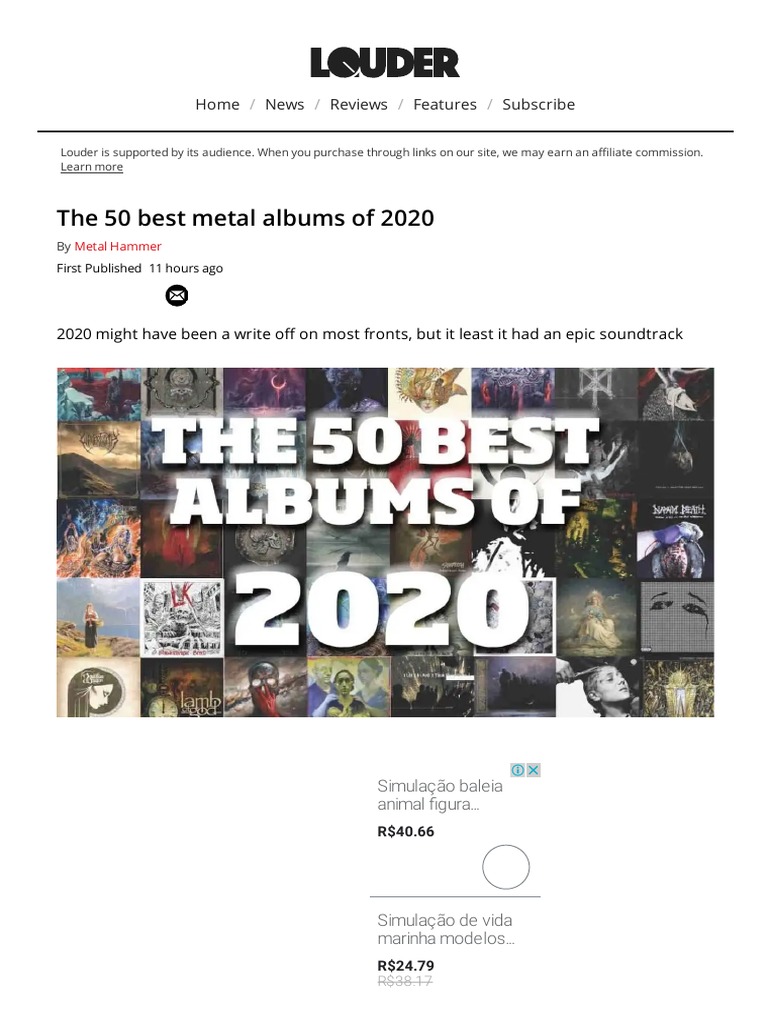 The 50 Best Metal Albums of 2020 | PDF | Heavy Metal Music ...