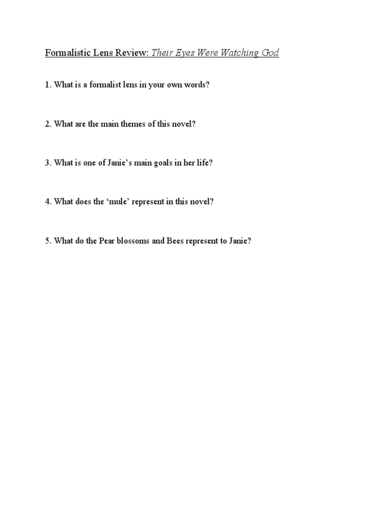 Formalistic Lens Review | PDF | Science & Mathematics