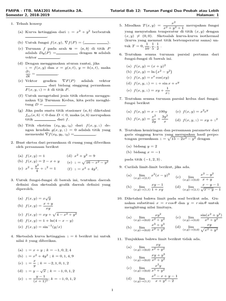 Tutorial Bab 12 | PDF