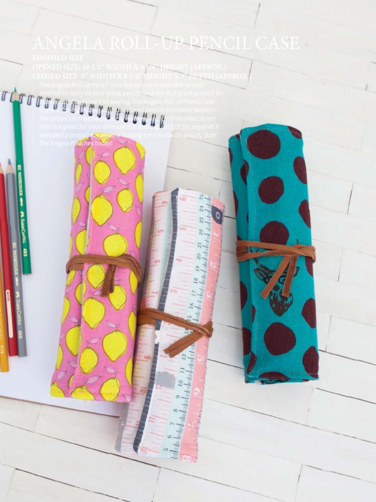 Angela Roll-Up Pencil Case | PDF
