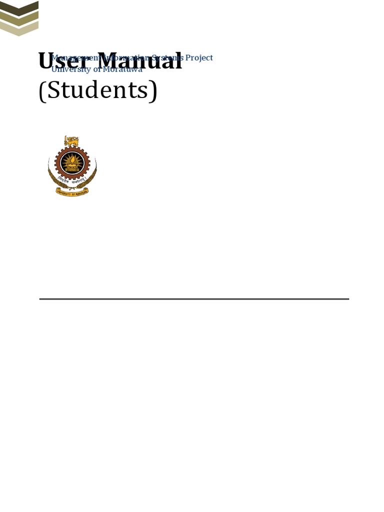 Students) : User Manual | Download Free PDF | Password | User (Computing)