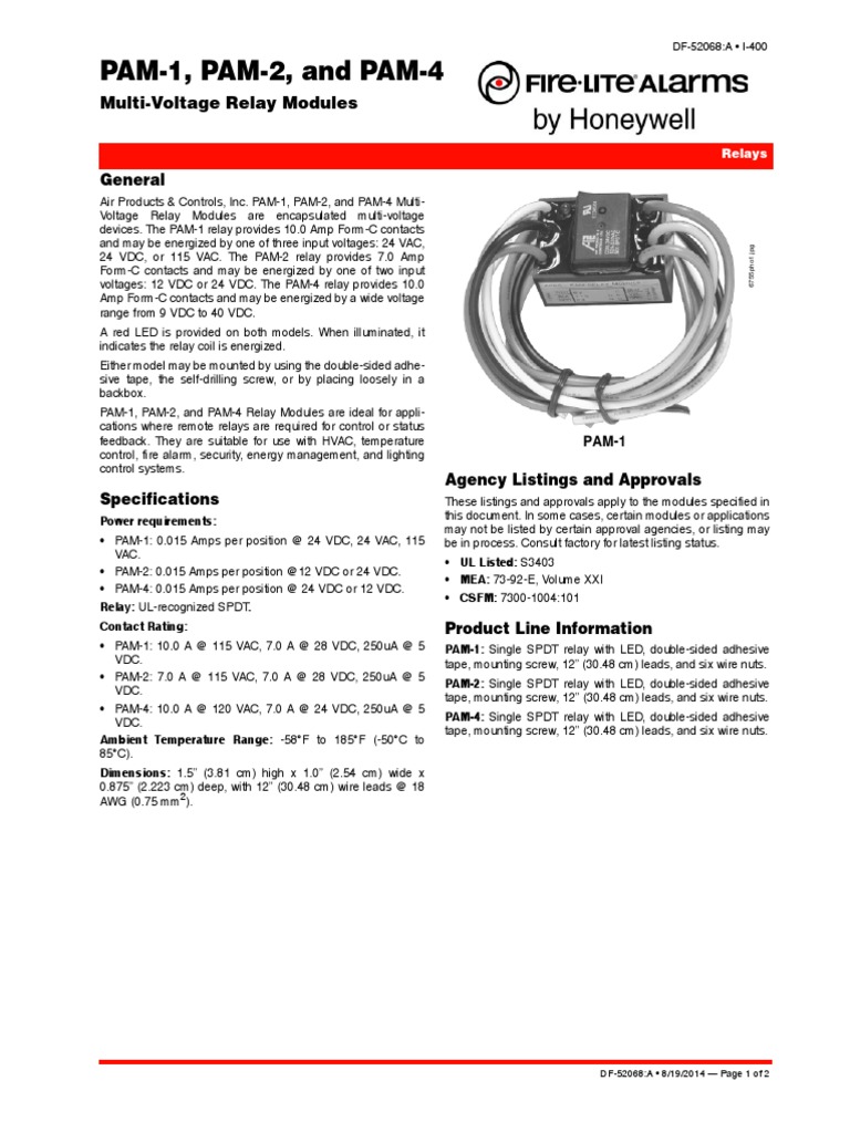 PAM-1, PAM-2, and PAM-4: Multi-Voltage Relay Modules | Download Free ...