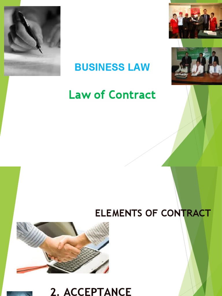Law of Contract 2 | PDF | Offer And Acceptance | Civil Law (Legal System)