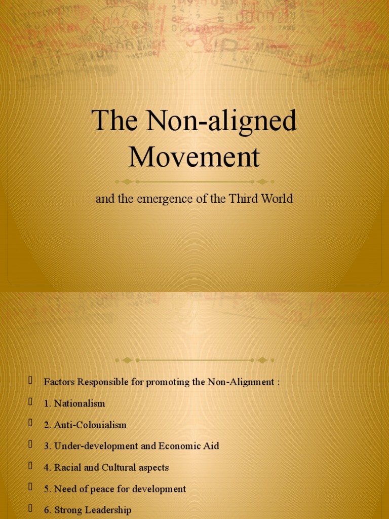 Non-Aligned Movement | PDF | Non Aligned Movement | Global Politics