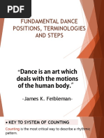 Basic Dance Terms in Philippine Folk Dances | PDF | Foot | Hand