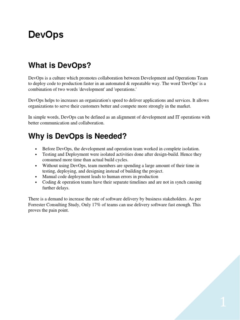 What Is Devops? | PDF | Product Lifecycle | Software Development