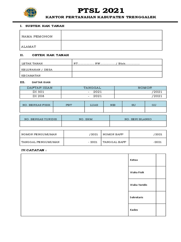 Desain Map PTSL 2021 | PDF
