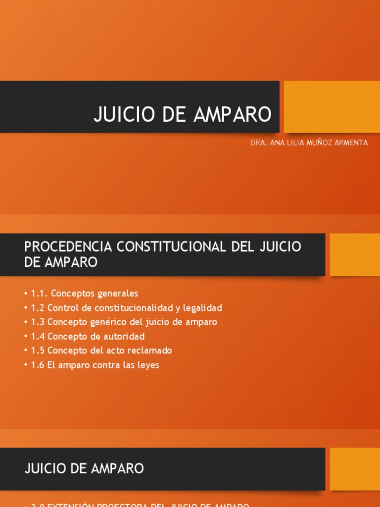 Juicio de Amparo | PDF | Federación | Derecho penal