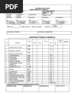 Sample BMR | PDF | Tablet (Pharmacy) | Chemistry