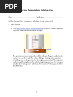 Lab Boyles Law | PDF | Gases | Pressure