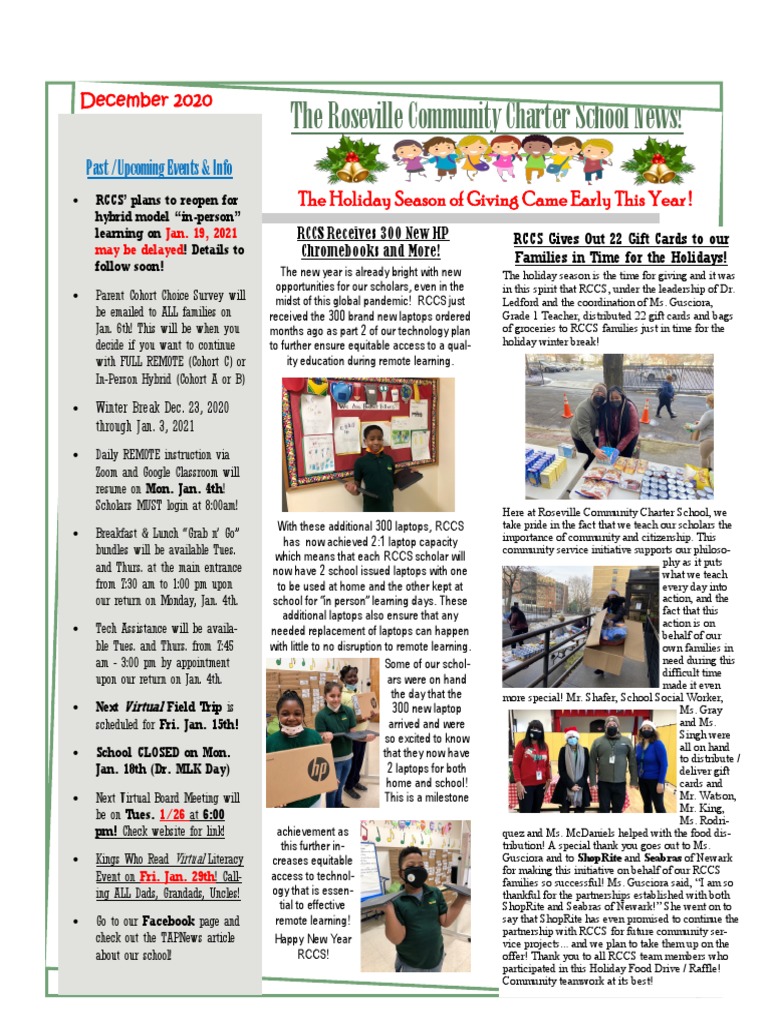 The Roseville Community Charter School News!: Past / Upcoming Events ...