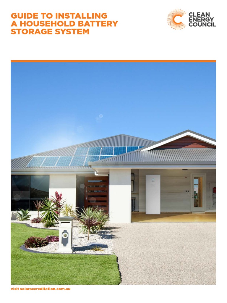 Guide To Installing A Household Battery Storage System | PDF | Solar ...