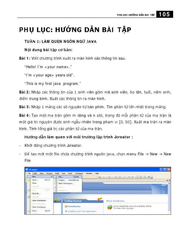 Bai Tap Lap Trinh Huong Doi Tuong.1 PDF | PDF