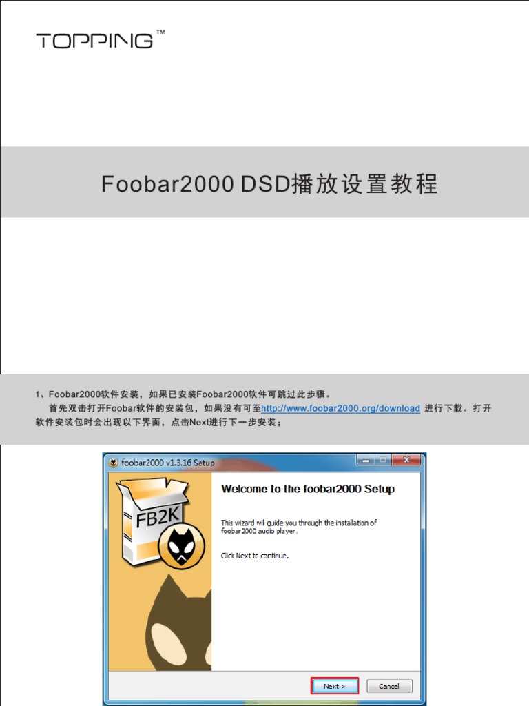 The Settings of Foobar Player - CN PDF | PDF