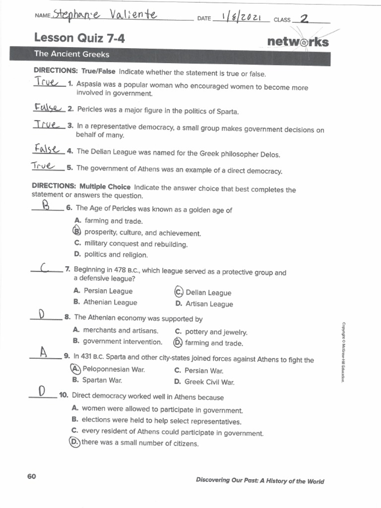 Chapter 7 Lesson 4 PDF | PDF