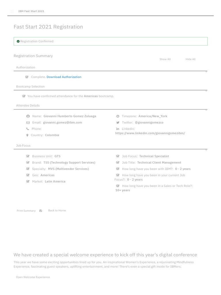 Registration - Summary PDF | PDF | Business | Communication