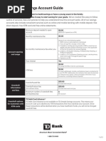 TD Convenience Checking Account Guide | PDF | Overdraft | Transaction ...