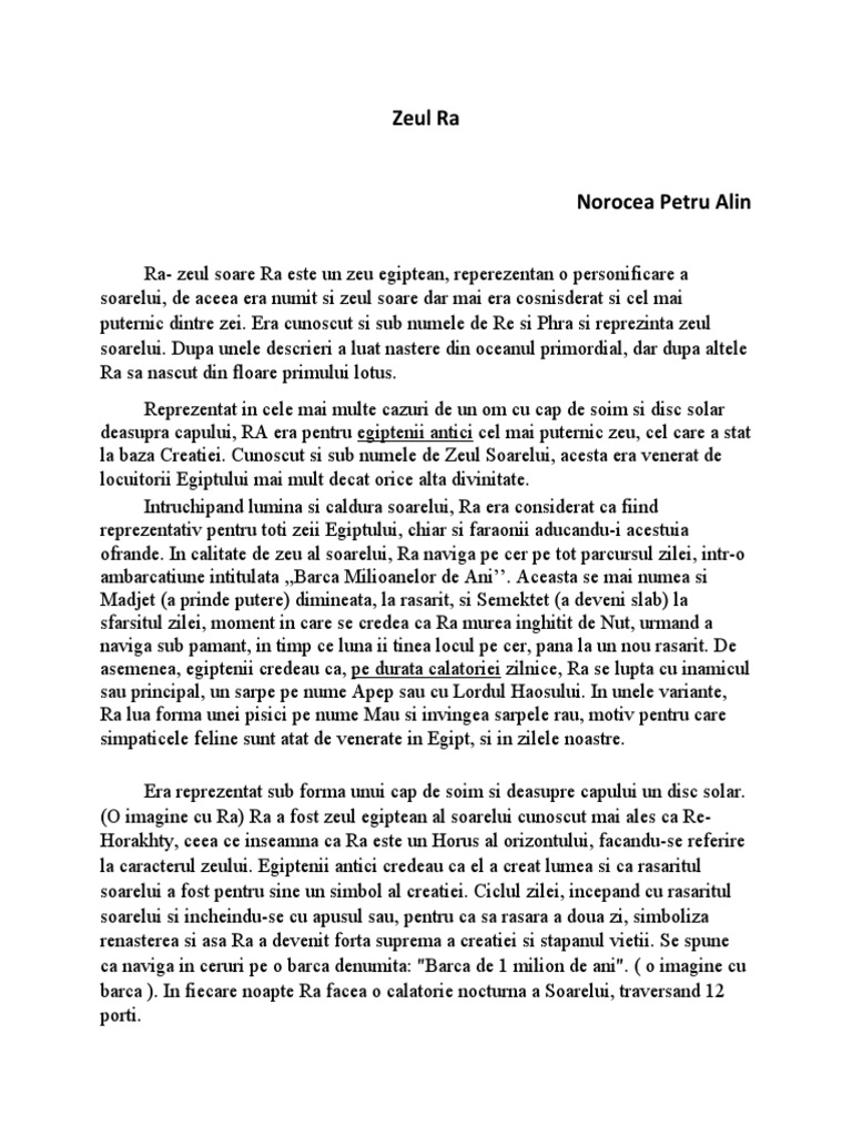 Zeul Ra | PDF