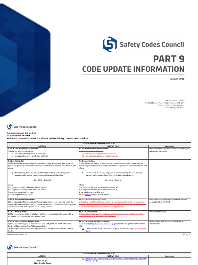 NBC 2019 - AE Div B - Part 9 PDF | PDF | Stairs | Door