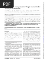 Hanifin-Rajka Criteria for Atopic Dermatitis | PDF | Immune System ...