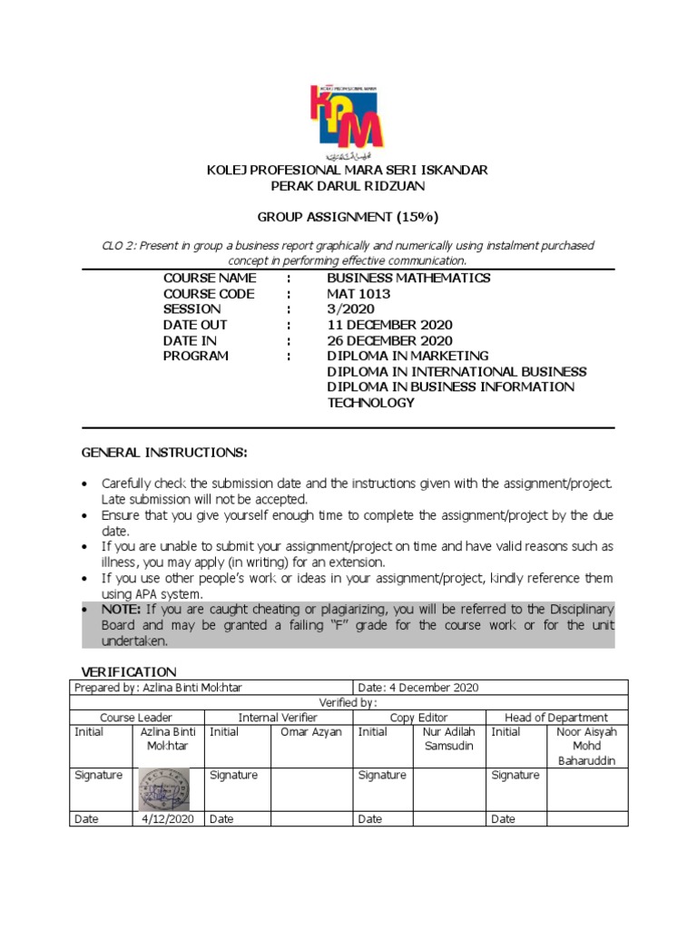 Assignment Pdf Interest Loans