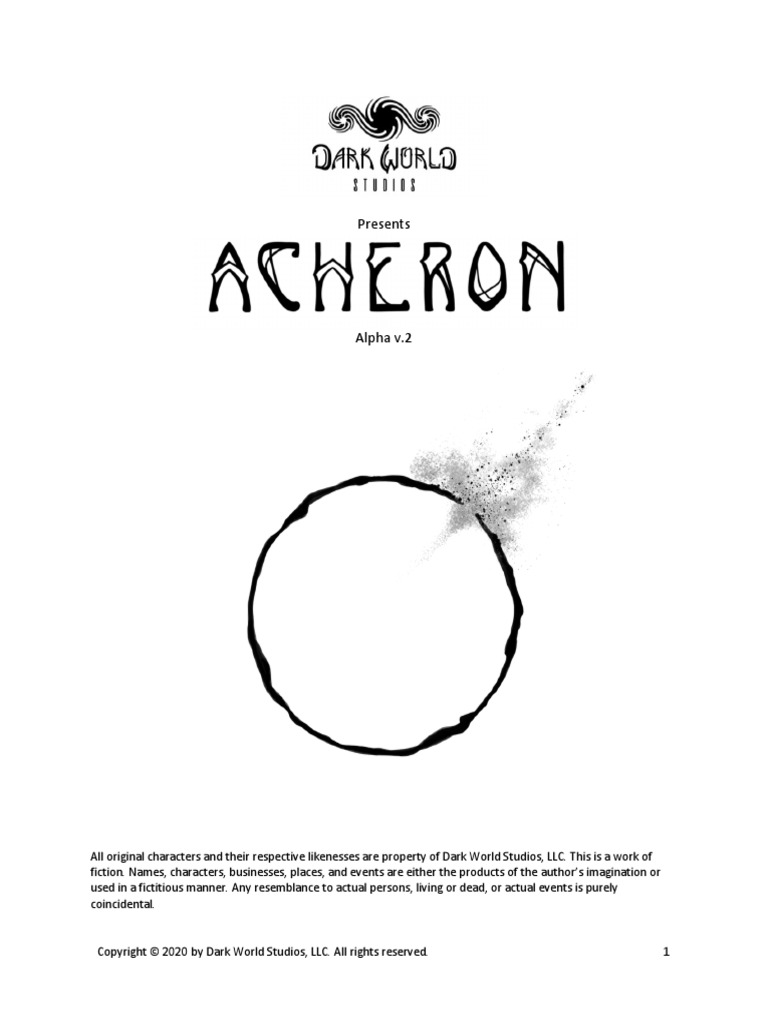 Acheron Alpha Packet V.2 | PDF | Leisure